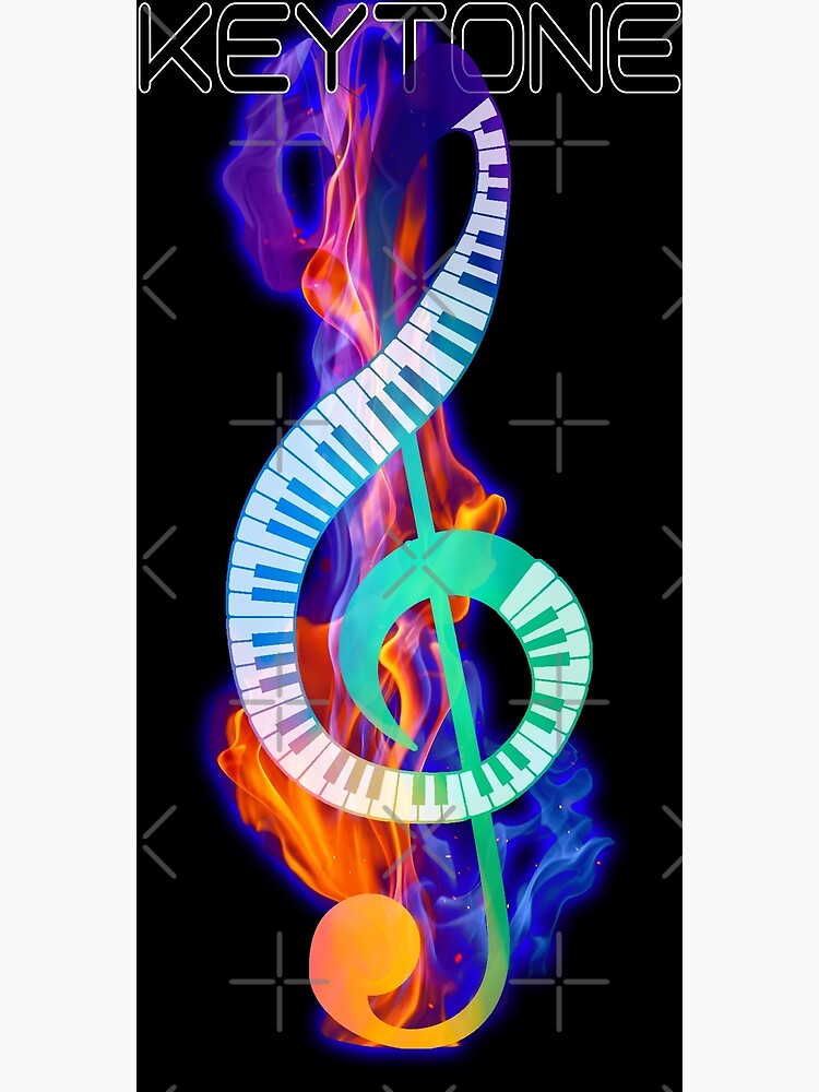"KEYTONE NOTE" Poster for Sale by A-T-H | Redbubble