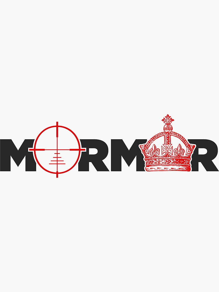 "Mormor: The Sniper and The King" Sticker by jeweldesigns | Redbubble
