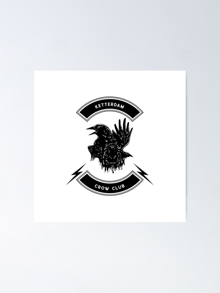 "Crow club" Poster by grishaworld | Redbubble