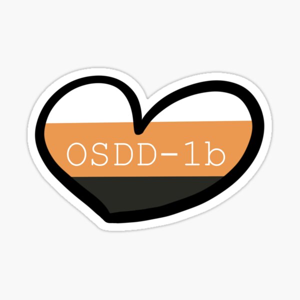 "System Pride Heart OSDD-1b" Sticker for Sale by Me-but-Plural | Redbubble