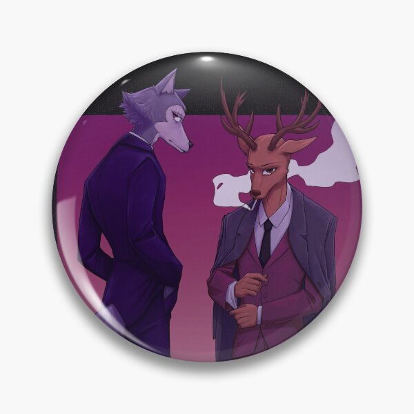 "Legoshi and Louis" Pin by emeiota | Redbubble