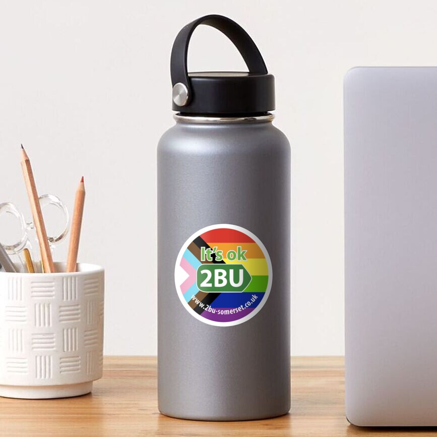 "2BU progress flag " Sticker for Sale by 2BU-Somerset | Redbubble