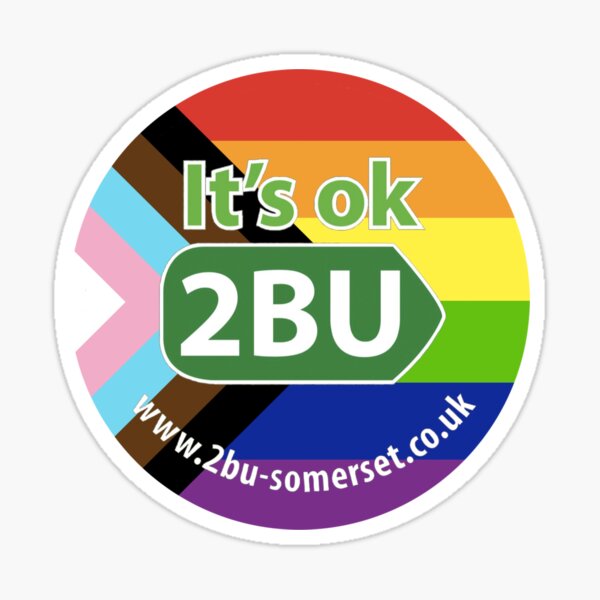 "2BU progress flag " Sticker for Sale by 2BU-Somerset | Redbubble