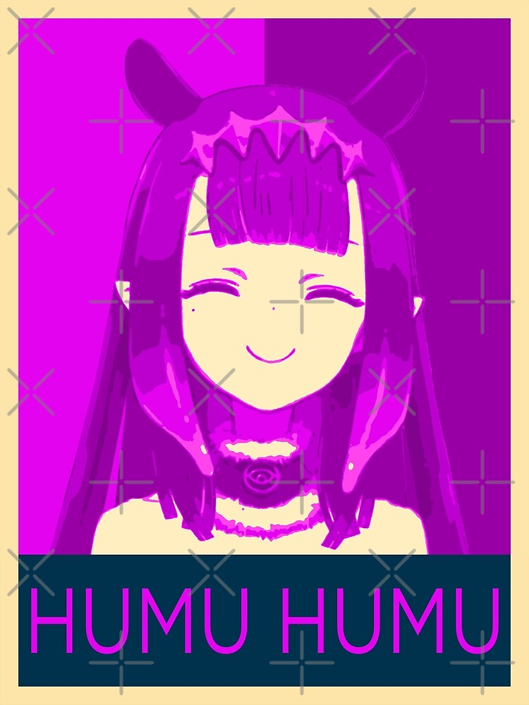 "Hololive EN Ninomae Ina'nis Humu Humu Posterized" Photographic Print ...