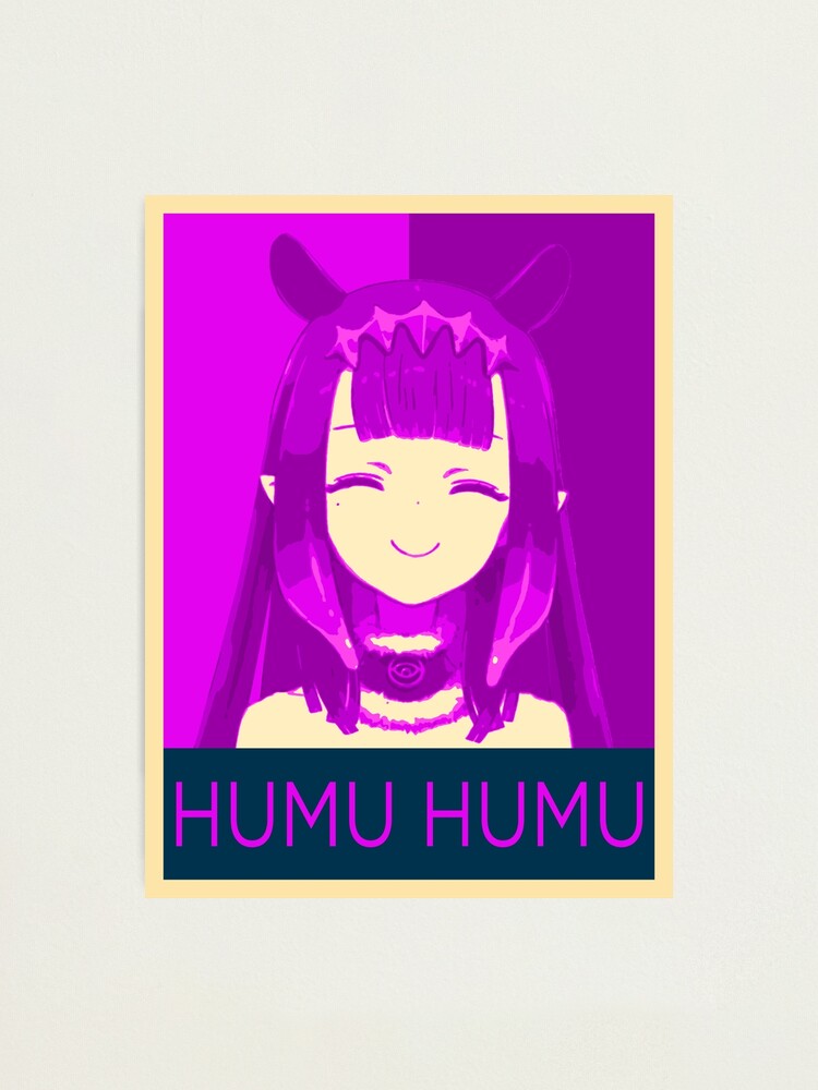 "Hololive EN Ninomae Ina'nis Humu Humu Posterized" Photographic Print ...
