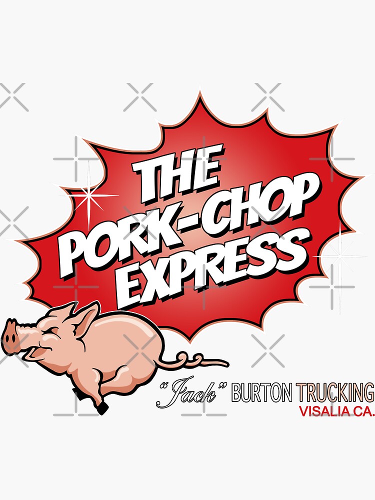 "Pork Chop Express - Original Outlined (Variant)" Sticker for Sale by ...