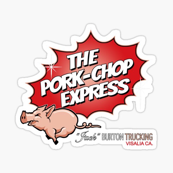 "Pork Chop Express - Original Outlined (Variant)" Sticker for Sale by ...