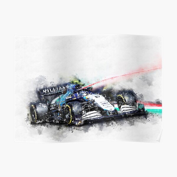"Nicholas Latifi 2021" Poster by theodordecker | Redbubble