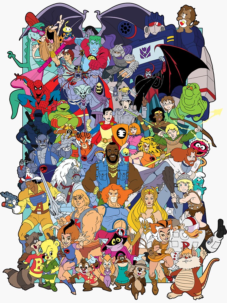 "How I Spent My Saturday Mornings" Sticker for Sale by Breakfast-Champ ...