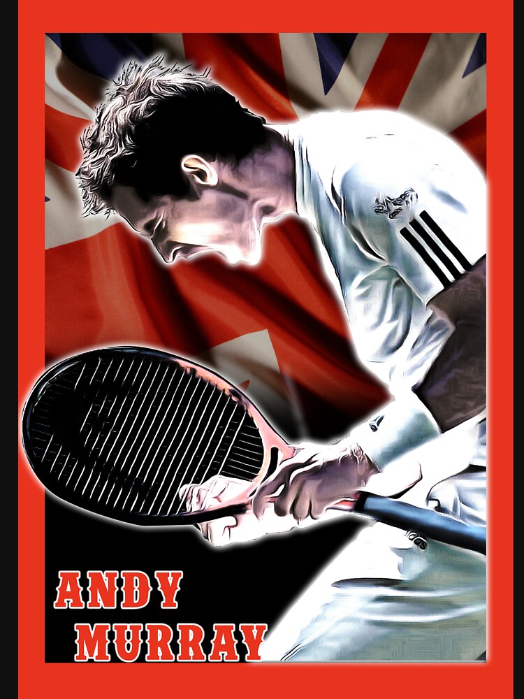 "andy murray" T-shirt for Sale by lattemadiun | Redbubble | andy murray ...
