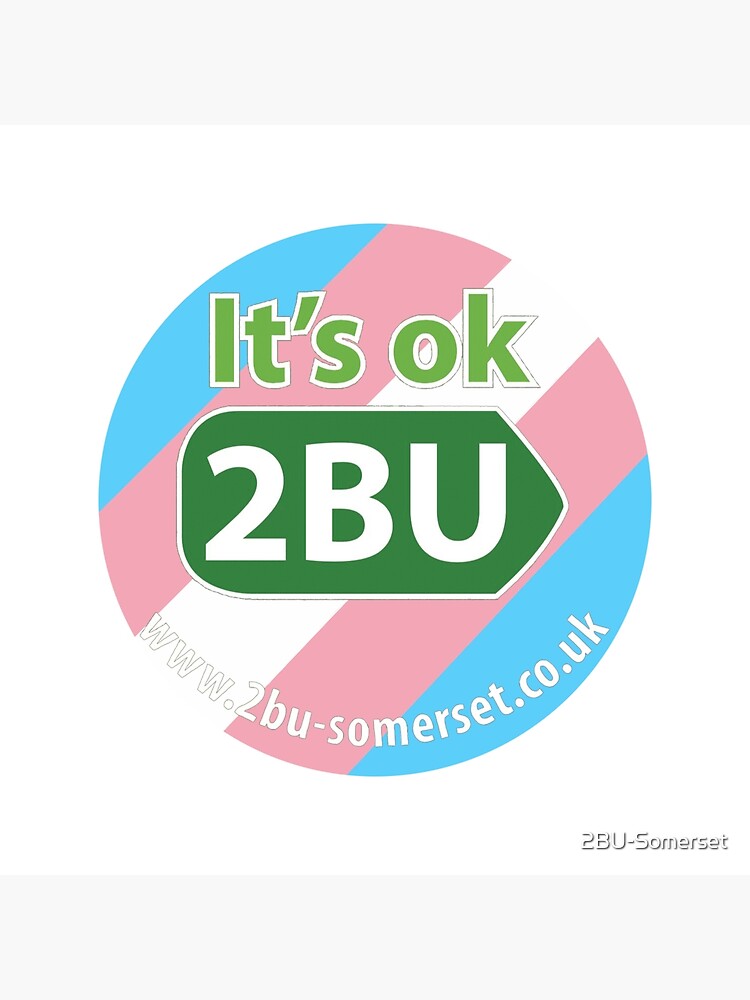 "Trans Pride 2BU Logo" Poster for Sale by 2BU-Somerset | Redbubble