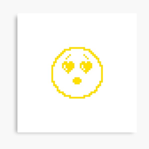 "Minecraft smiley Face" Canvas Print for Sale by Vishnac07 | Redbubble