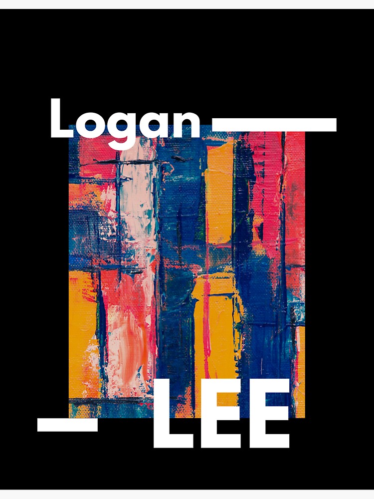 "Logan LEE" Sticker for Sale by cbrother23 | Redbubble