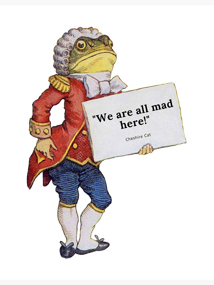 "Alice in wonderland (The Frog Footman)" Art Print for Sale by alias6 ...