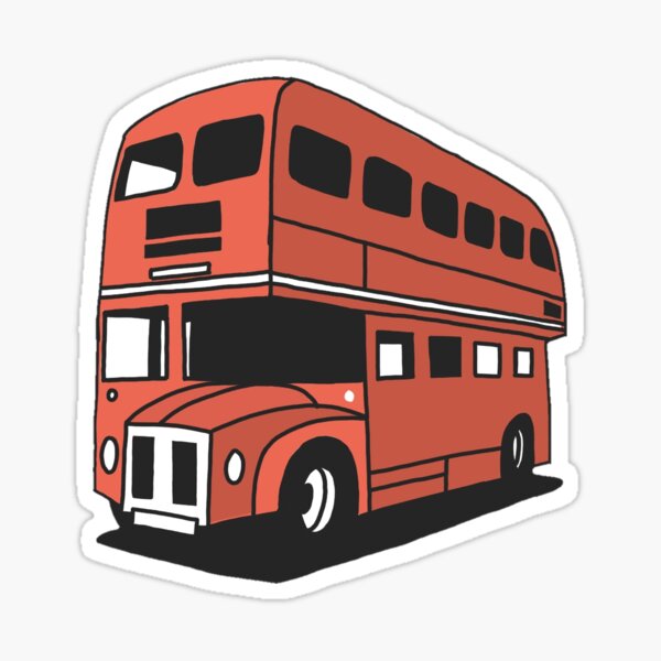 "London bus" Sticker for Sale by AnthonyVdV | Redbubble