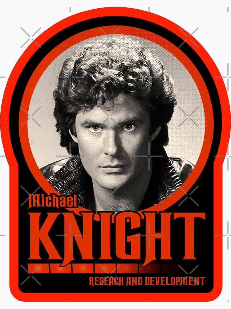 "Knight Rider KITT" Sticker by AkiraFussion | Redbubble