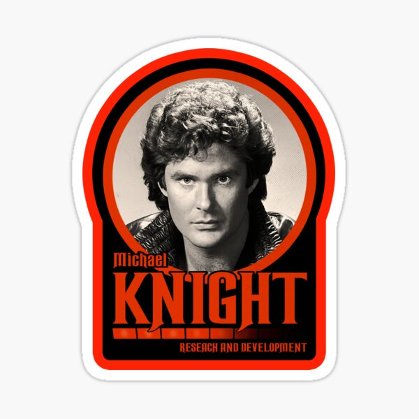 "Knight Rider KITT" Sticker by AkiraFussion | Redbubble