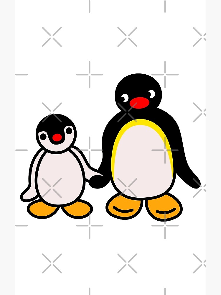 "Pingu and Pinga" Poster by AkiraFussion | Redbubble