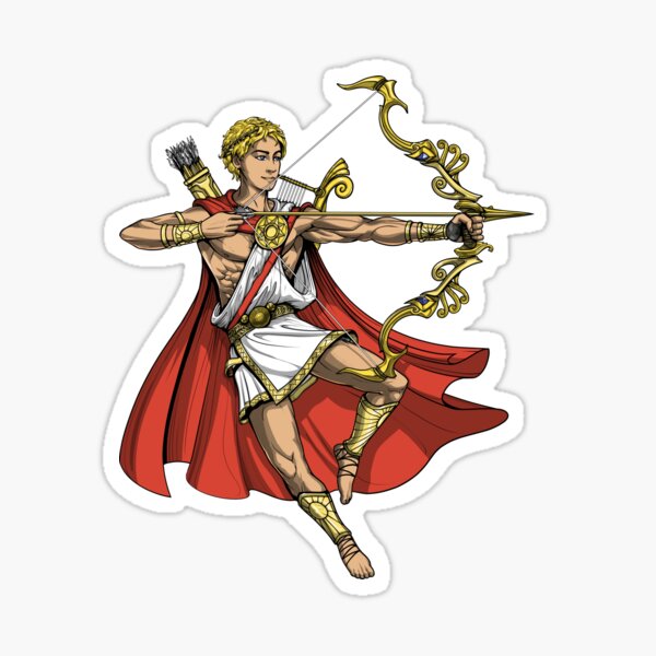 "Greek God Apollo" Sticker for Sale by underheaven | Redbubble