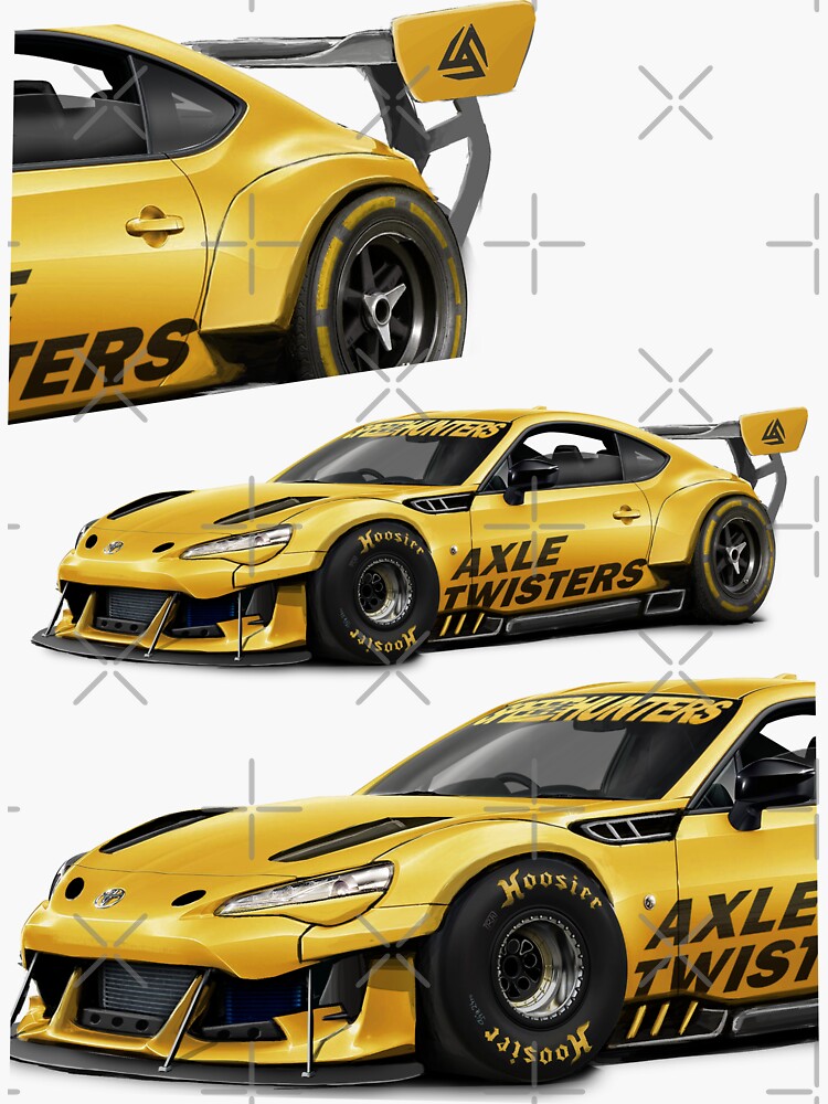 "TOYOTA GT86 CUSTOM DESIGN" Sticker by ASAKDESIGNS | Redbubble