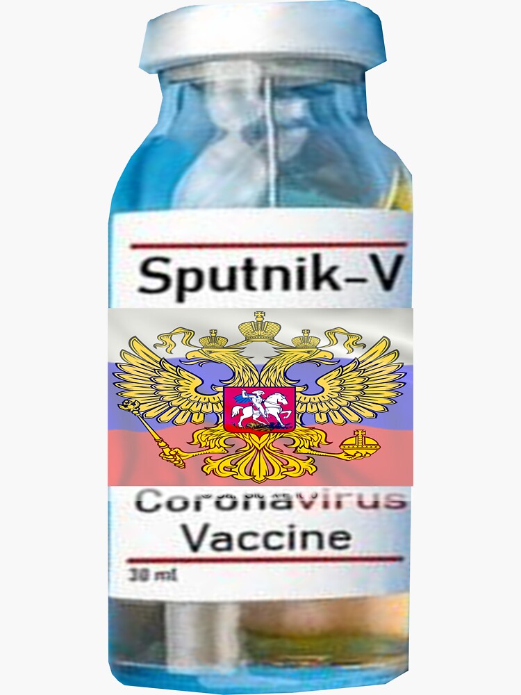 "sputnik v" Sticker by alfredoartes | Redbubble