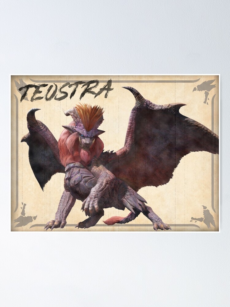 "Monster Hunter Rise - Teostra" Poster by VelvetZone | Redbubble