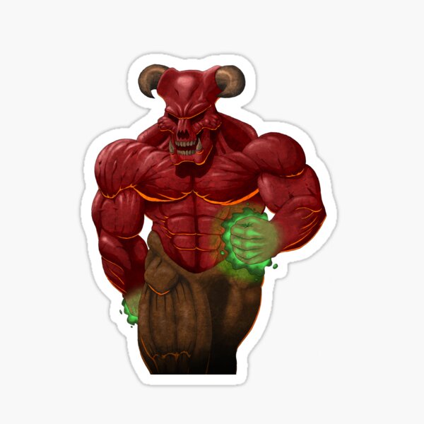 "Baron of Hell" Sticker for Sale by kracov | Redbubble