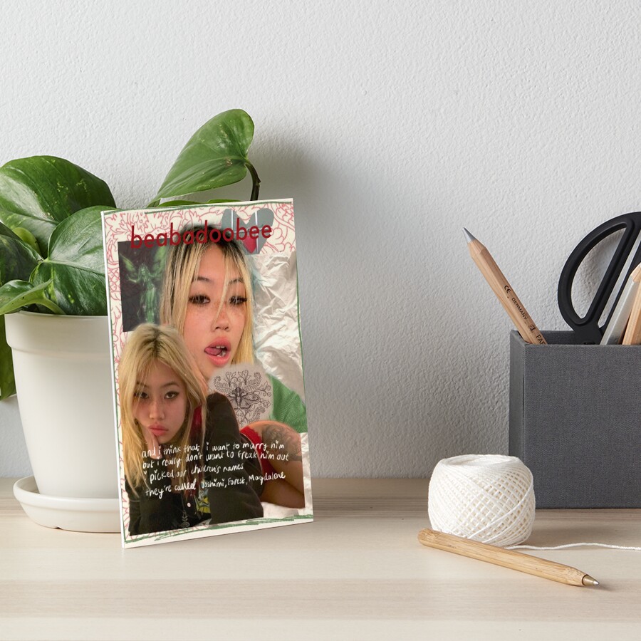 "beabadoobee collage" Art Board Print by cowprints | Redbubble