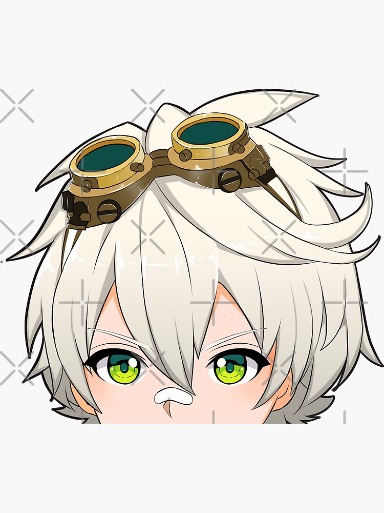 Pegatina «Genshin impact Bennett / Genshin impact Sticker / Sticker ...