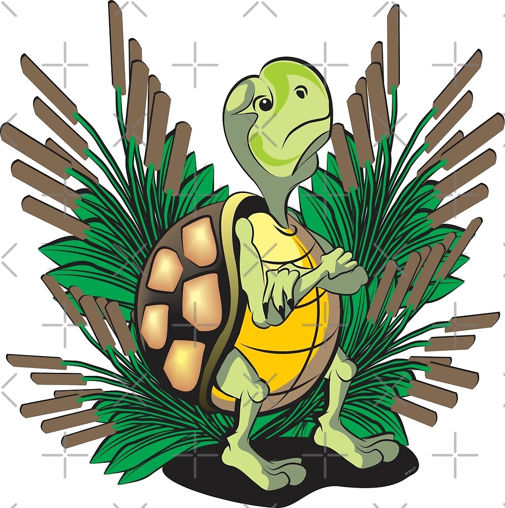 "Tired Turtle - 2" by MontanaJack | Redbubble