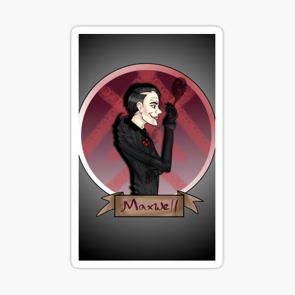 "Maxwell" Sticker for Sale by SaikoroSama | Redbubble