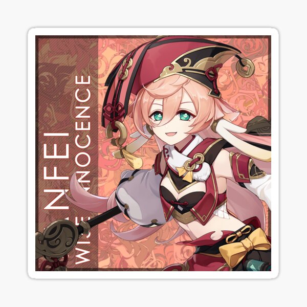 "Yanfei Genshin Impact" Sticker for Sale by dudu-inpajamas | Redbubble