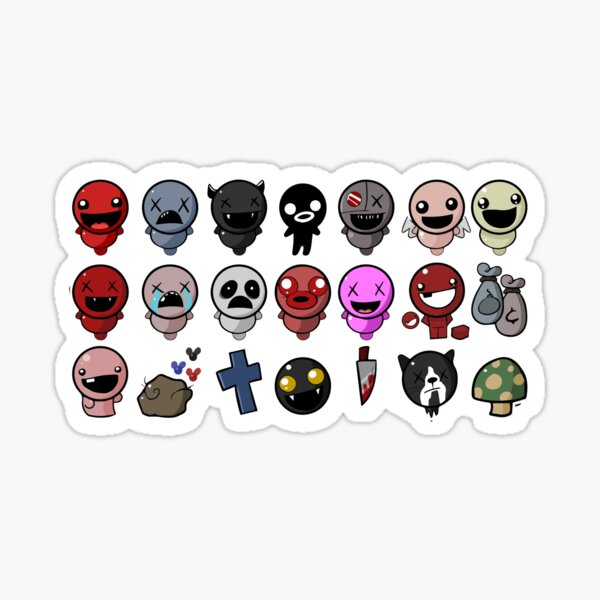 Binding Of Isaac Stickers | Redbubble
