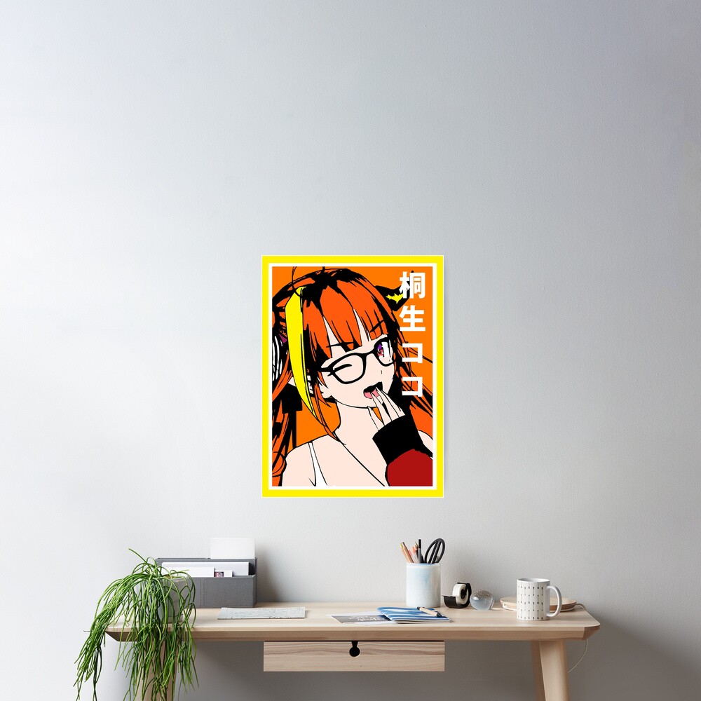 "Hololive Kiryu Coco With Glasses " Poster for Sale by UDTee | Redbubble