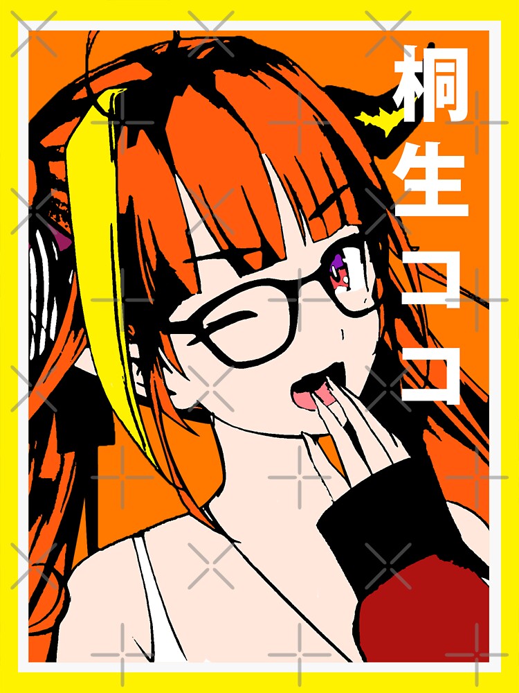 "Hololive Kiryu Coco With Glasses " Sticker for Sale by UDTee | Redbubble