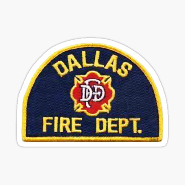 "Dallas Texas Fire Department" Sticker for Sale by lawrencebaird ...