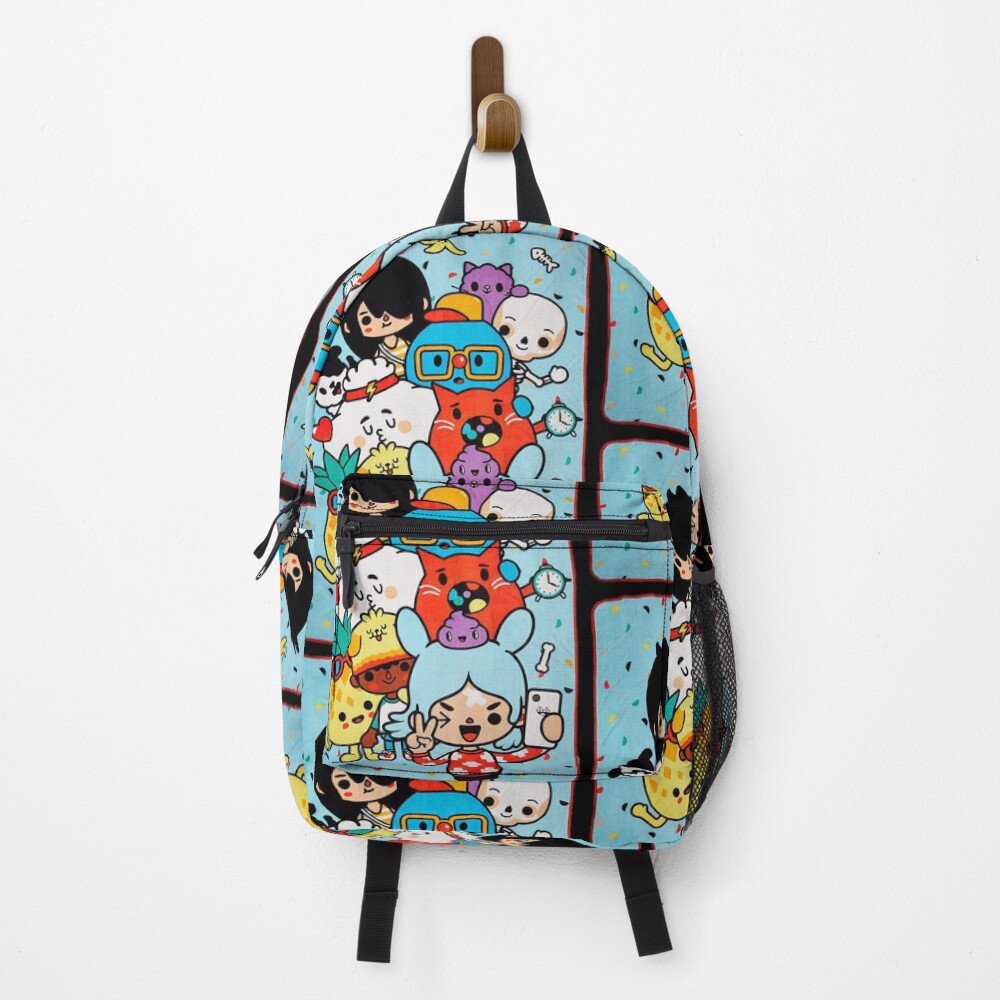 Toca Boca Life Kids Happy Backpack Designed & Sold By André Ducci