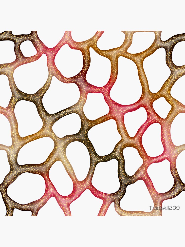 "Red Gold Glitter Slime " Sticker for Sale by ThatsAll200 | Redbubble