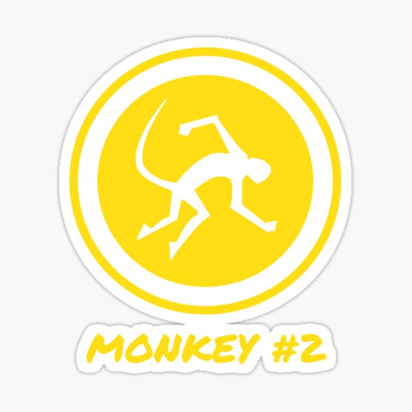 "Monkey Number 2 Child Funny Family" Sticker by RockSky | Redbubble