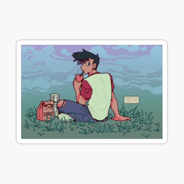 "Lunch Break" Sticker for Sale by STOVE-ON-FIRE | Redbubble
