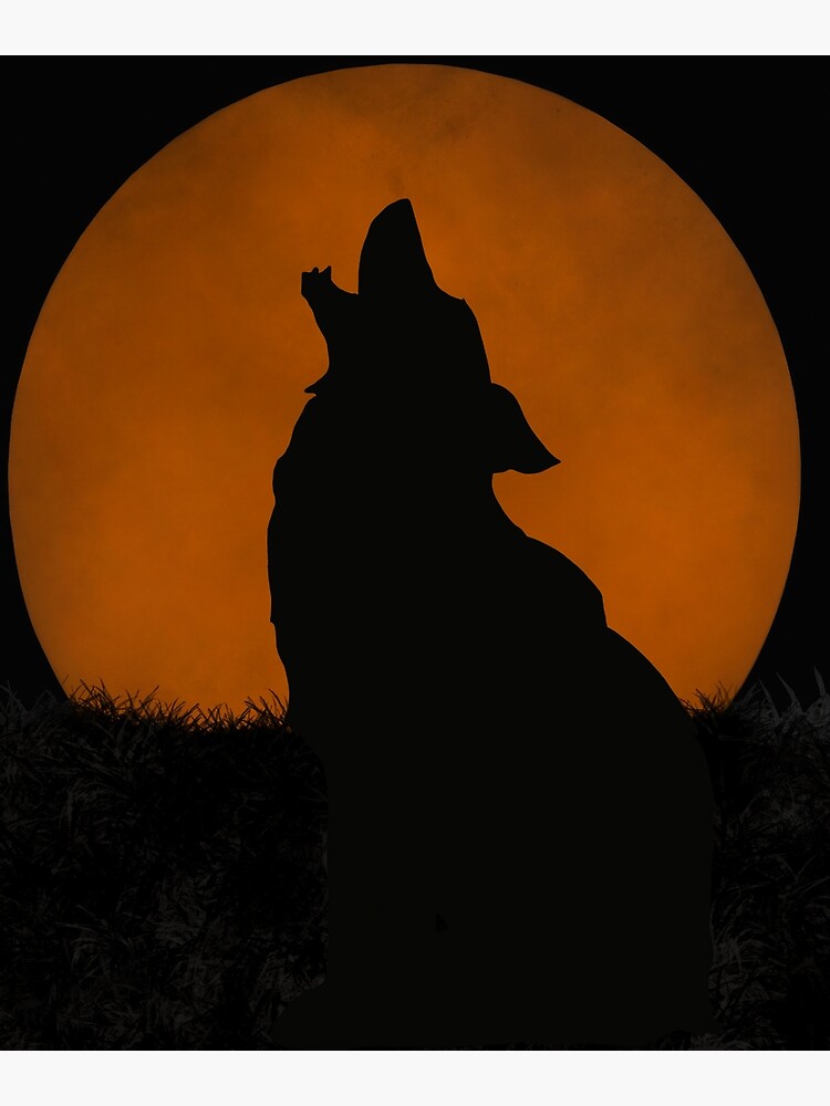 "Wolf moon" Poster for Sale by MonaDesigns | Redbubble