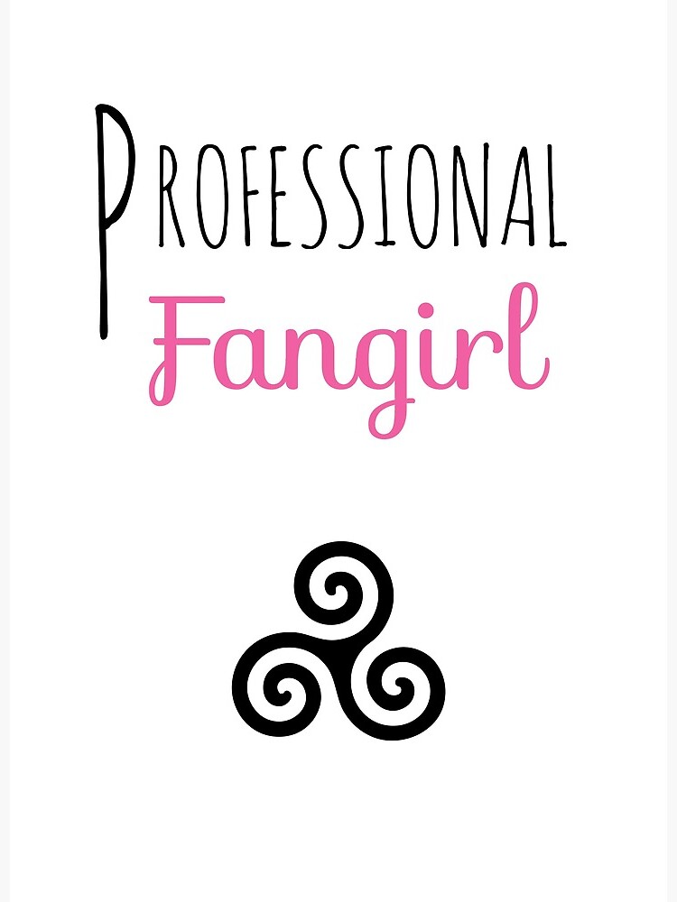 "Professional Fangirl - Teen Wolf" Poster by pinkpunk83 | Redbubble