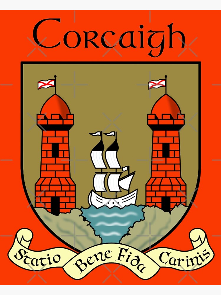 "Coat of Arms of Cork City - Irish" Poster by Shav | Redbubble
