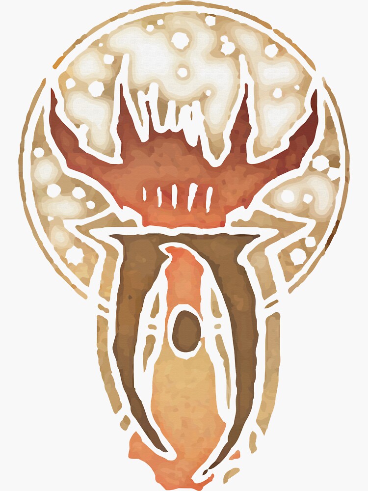"Conjuration Symbol (Oblivion)" Sticker for Sale by Dahrkmezalf | Redbubble