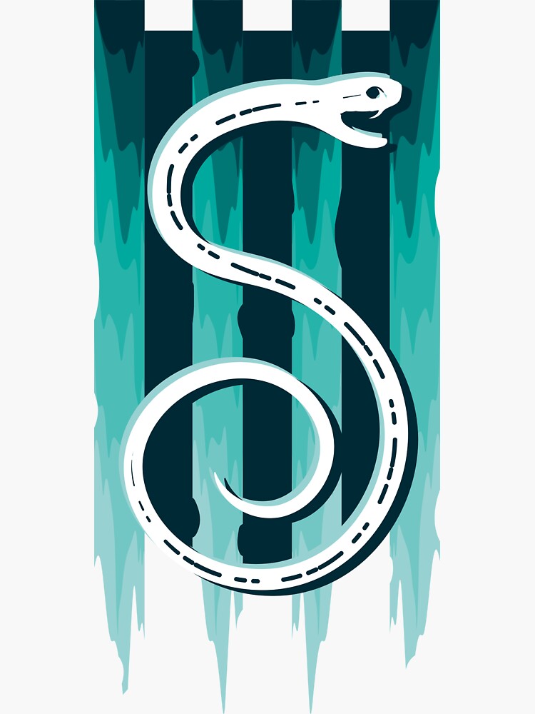 "Snake medieval banner flag" Sticker for Sale by YK-Art | Redbubble