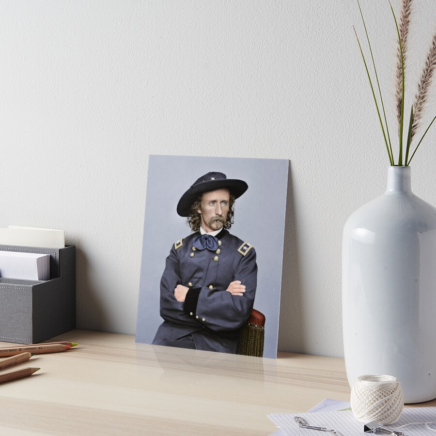 "General George Armstrong Custer - Colorized" Poster for Sale by ...