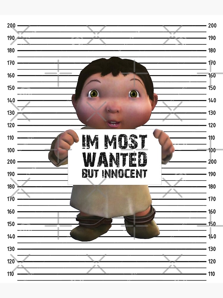 "Ice age baby most wanted but innocent" Poster by Risala | Redbubble