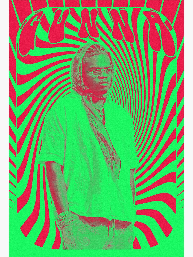 "Gunna Psychedelic V2" Sticker for Sale by MUSHRUMwrldwide | Redbubble