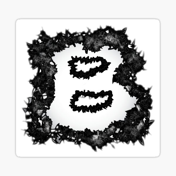 "Baskerville B" Sticker for Sale by Vanwizle | Redbubble