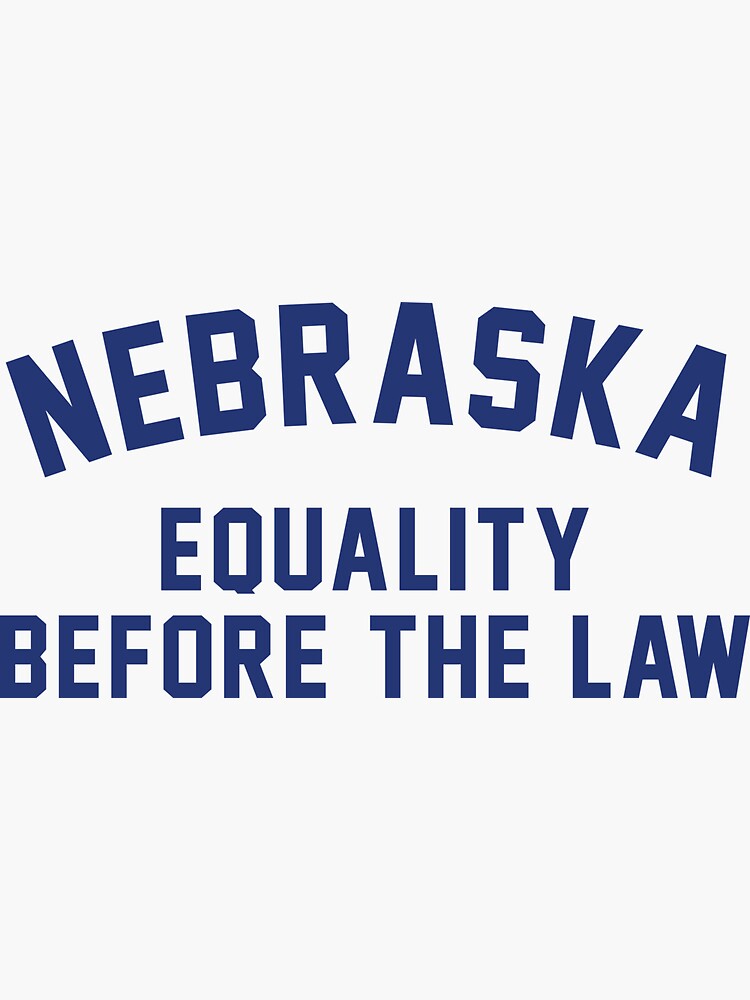 "The Nebraska Motto (State Motto of Nebraska)" Sticker for Sale by ...